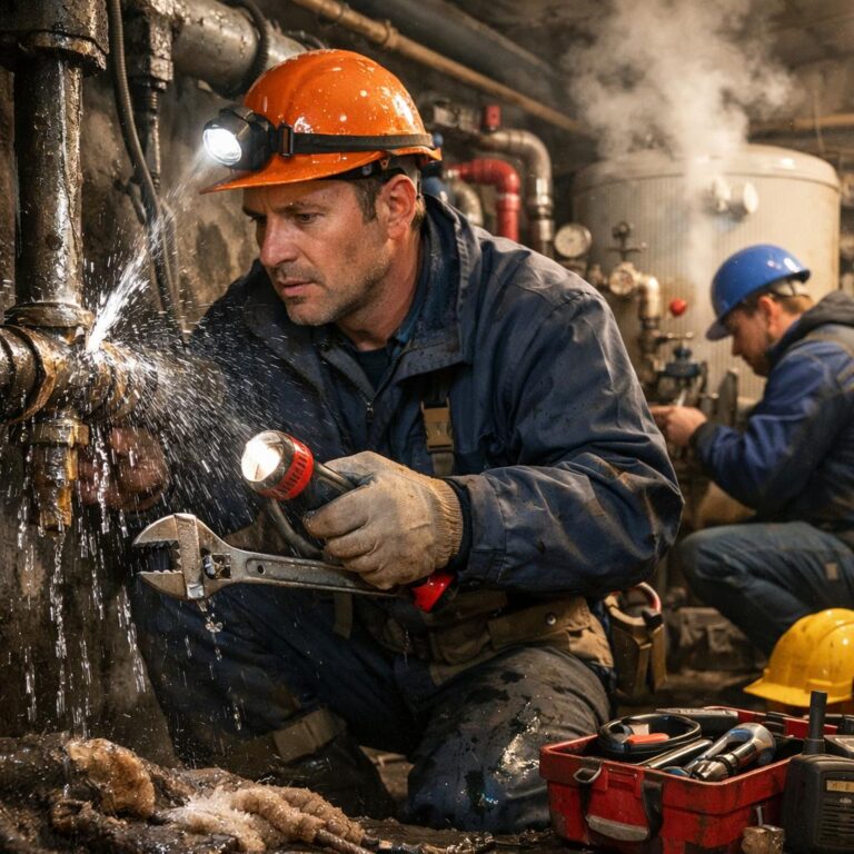 Экстренный ремонт труб отопления